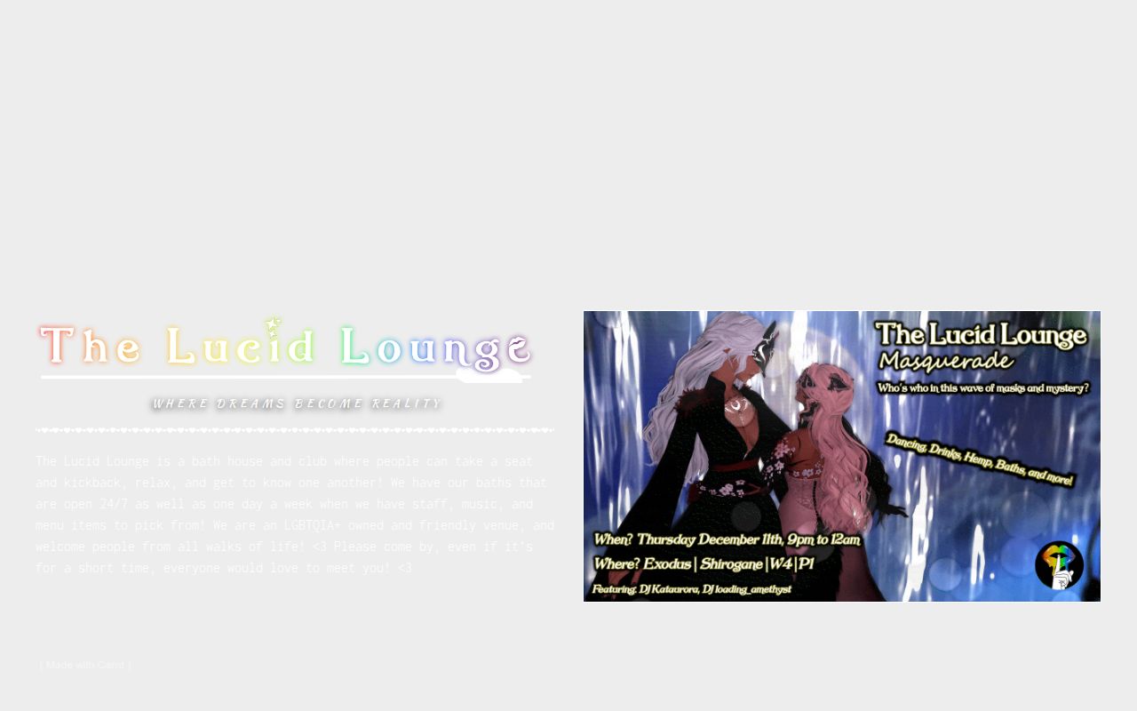 The Lucid Lounge